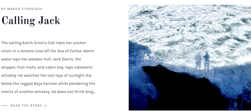 Calling Jack – New Horror - Marco Etheridge Fiction